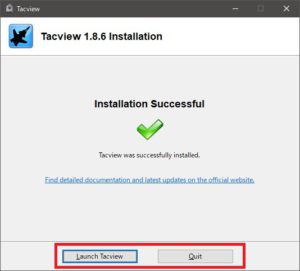 Tacviewの購入とインストール – over the sky